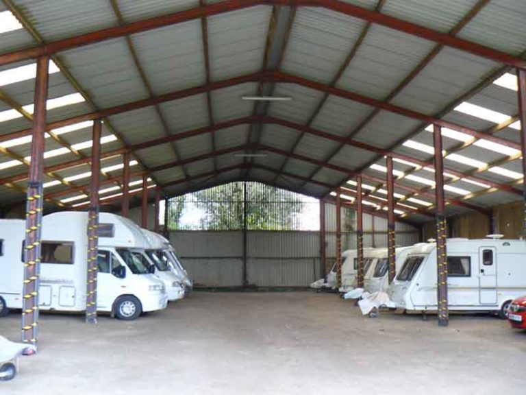 Caravan Storage in Devon - Dart Raffe Farm